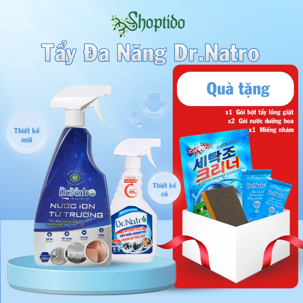 Nước tẩy đa năng Dr Natro tẩy sạch siêu pro, làm sạch mọi vết bẩn 500 ...