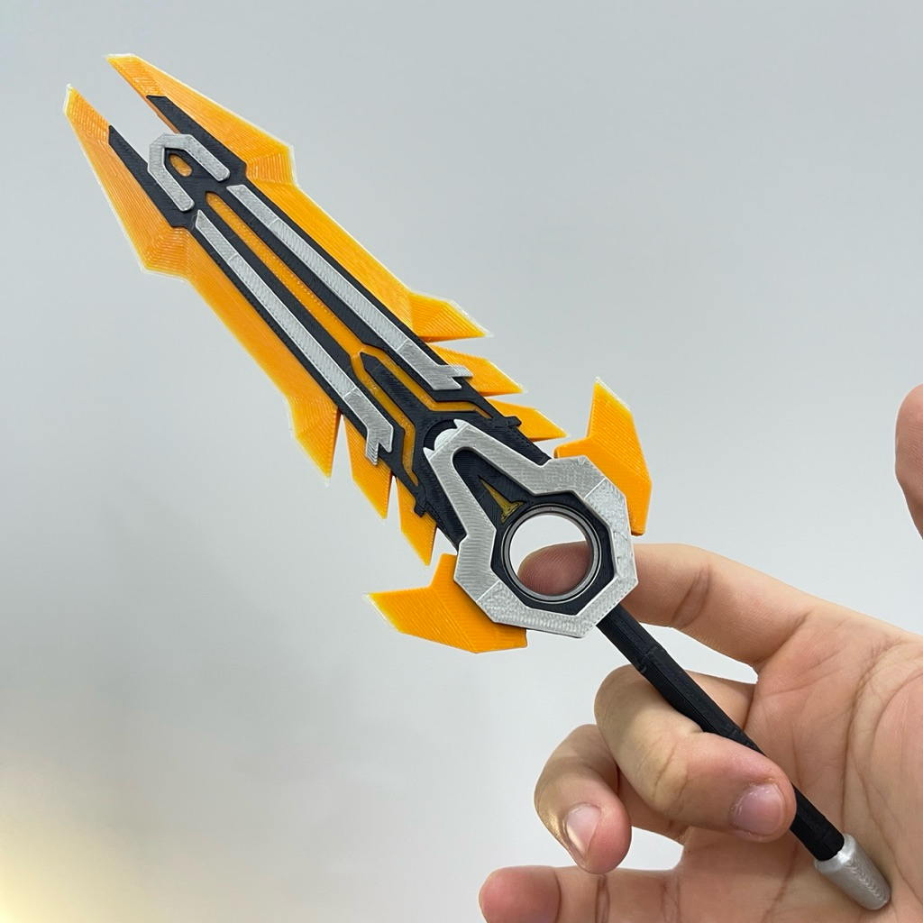Keyrambit Aatrox Mecha Sword Aatrox Máy móc in 3D có vòng bi | Shopee ...