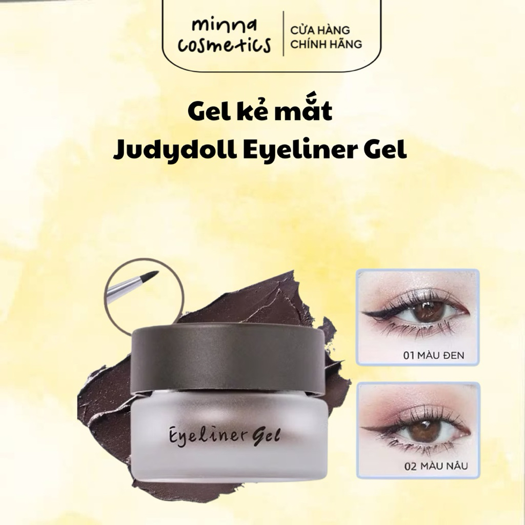 [Judydoll] Gel Kẻ Mắt Chống Nước JUDY DOLL EYELINER GEL minna cosmetics ...
