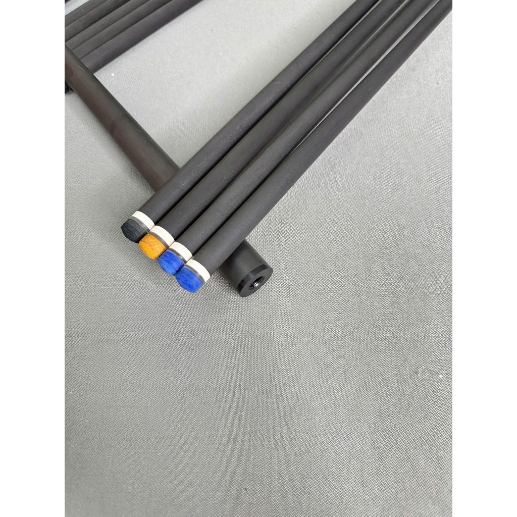 Ngọn Cơ Bida Full Carbon Không Logo, Ren Radial, 3/8/10, Uniloc ...