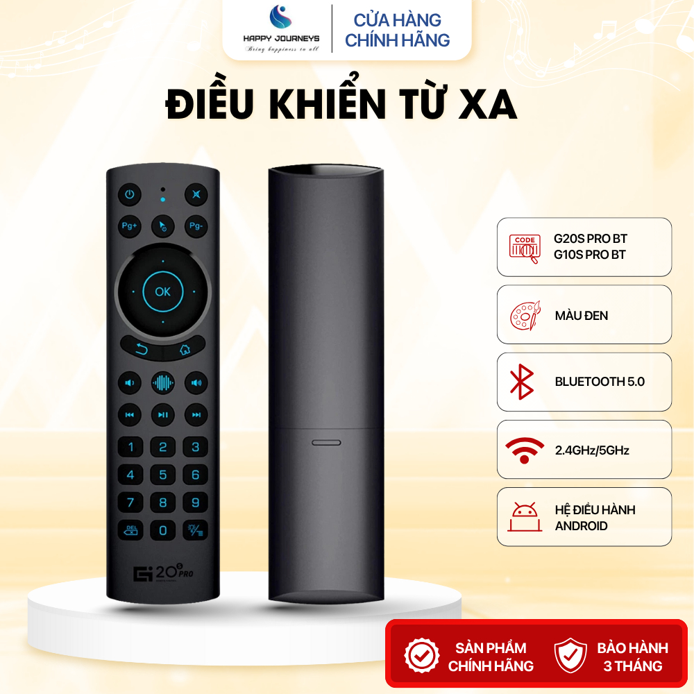 Điều khiển từ xa G20S PRO BT/G10S PRO BT, 2 chế độ Bluetooth + 2.4G Wireless, trợ lý giọng nói ...
