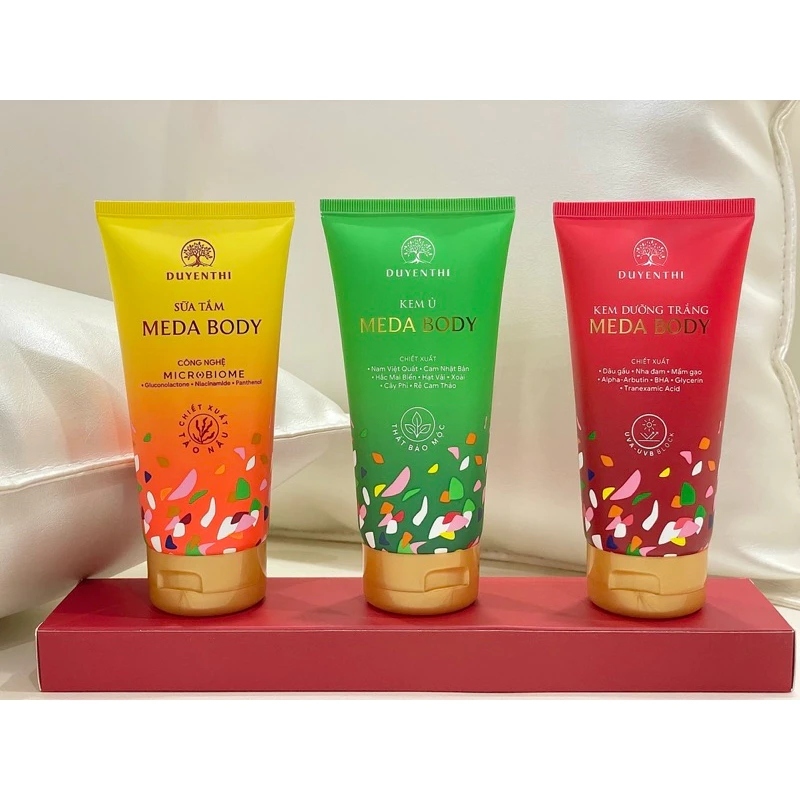 [Combo Dưỡng Trắng Meda Body] – Sữa tắm, ủ & dưỡng giúp da mịn – thơm ...