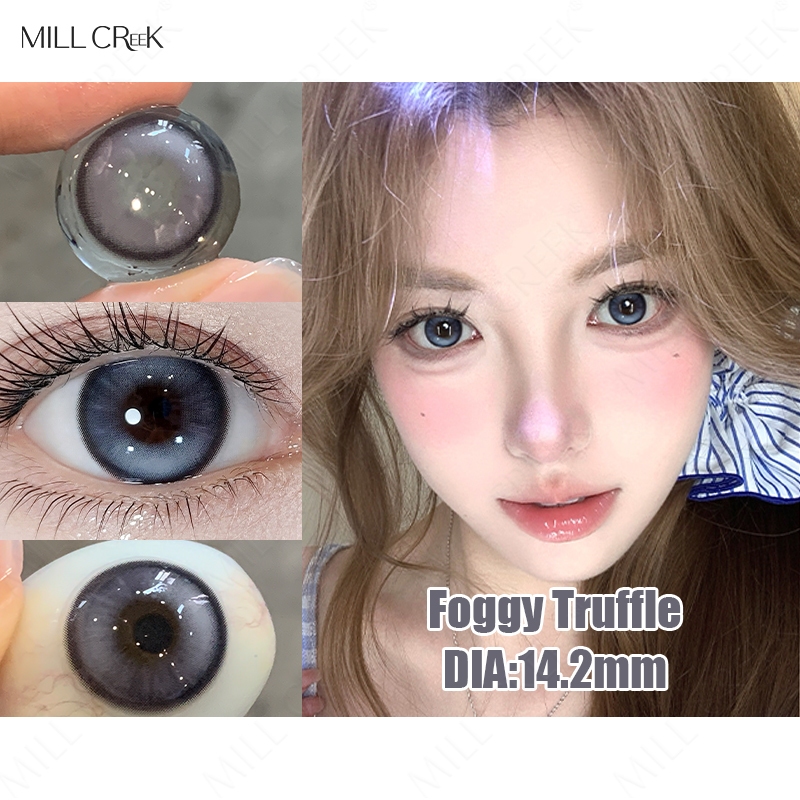 Lens Mill Creek 1 Cặp Kính áp tròng 14.2MM Mềm mại và thoải mái Kính áp tròng đường kính nhỏ ...