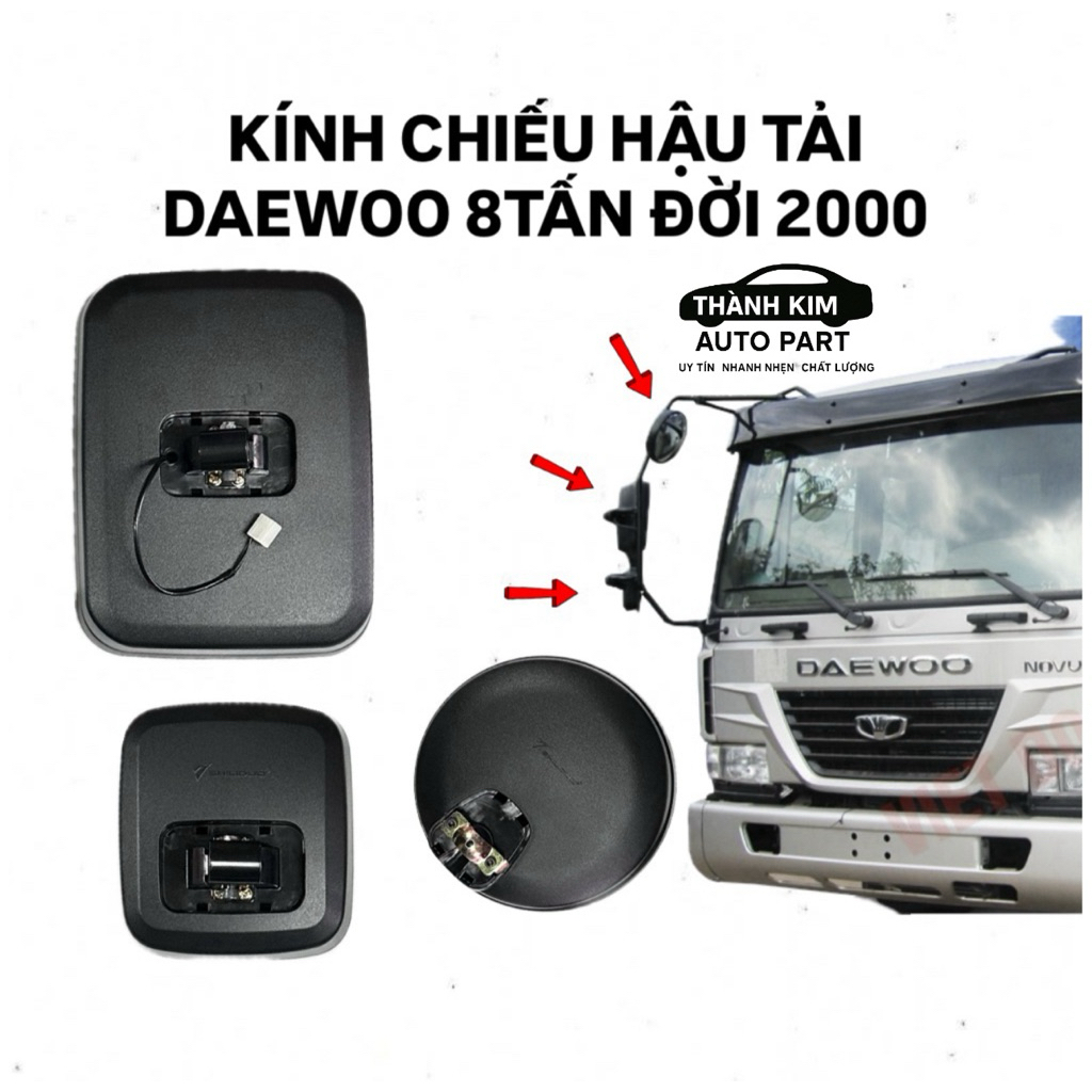 KÍNH CHIẾU HẬU TẢI DAEWOO 8 TẤN ĐỜI 2000 | Shopee Việt Nam