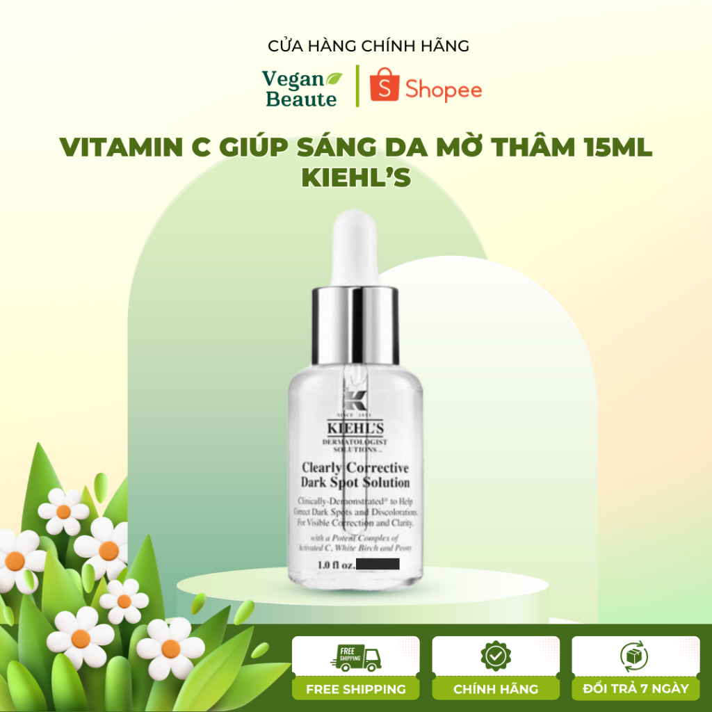 [HOẢ TỐC HCM] Serum Vitamin C làm sáng da & mờ thâm mụn Kiehl's Clearly ...