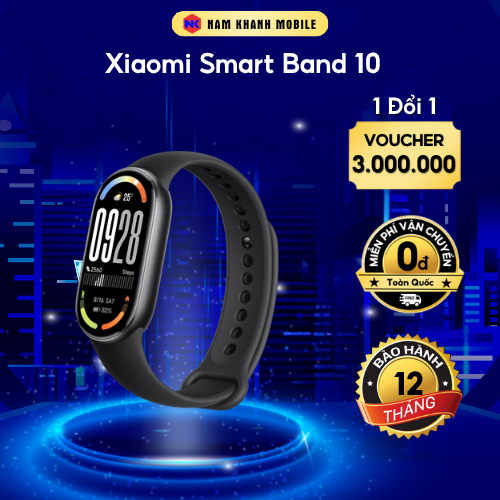 Xiaomi Smart band 10｜Màn hình AMOLED 1,72" - Hàng Chính Hãng - Nam Khanh Mobile | Shopee Việt Nam