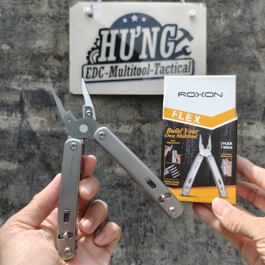 Hungtool - Kìm đa năng Roxon Flex Modular Multitool S804 19in1 | Shopee ...