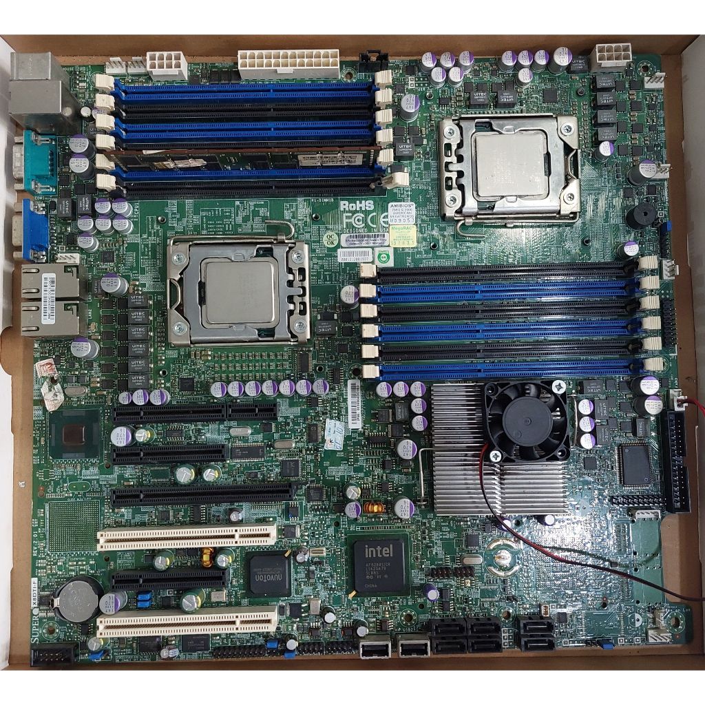 Mainboard Server X58 Supermicro X8DTi-F – Socket 1366 – Dual CPU hổ trơ ...