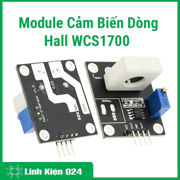 Module cảm biến dòng Hall WCS1700 70A bảo vệ quá dòng ngắn mạch ...