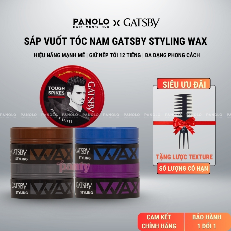 Sáp Vuốt Tóc Nam Gatsby Hair Styling Wax 25g & 75g, Sáp Vuốt Tóc Dạng ...