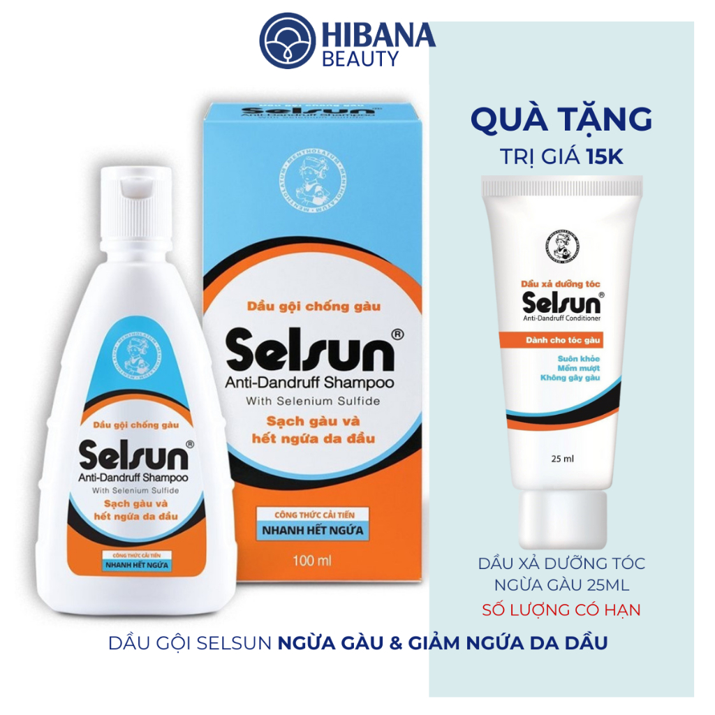 Dầu Gội Selsun Ngừa Gàu & Giảm Ngứa Da Đầu 1% Selenium Sulfide Anti ...