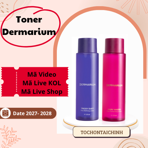 Toner Dermarium (Tricky Duet BHA - Tender Wonder - Rough Addition ...