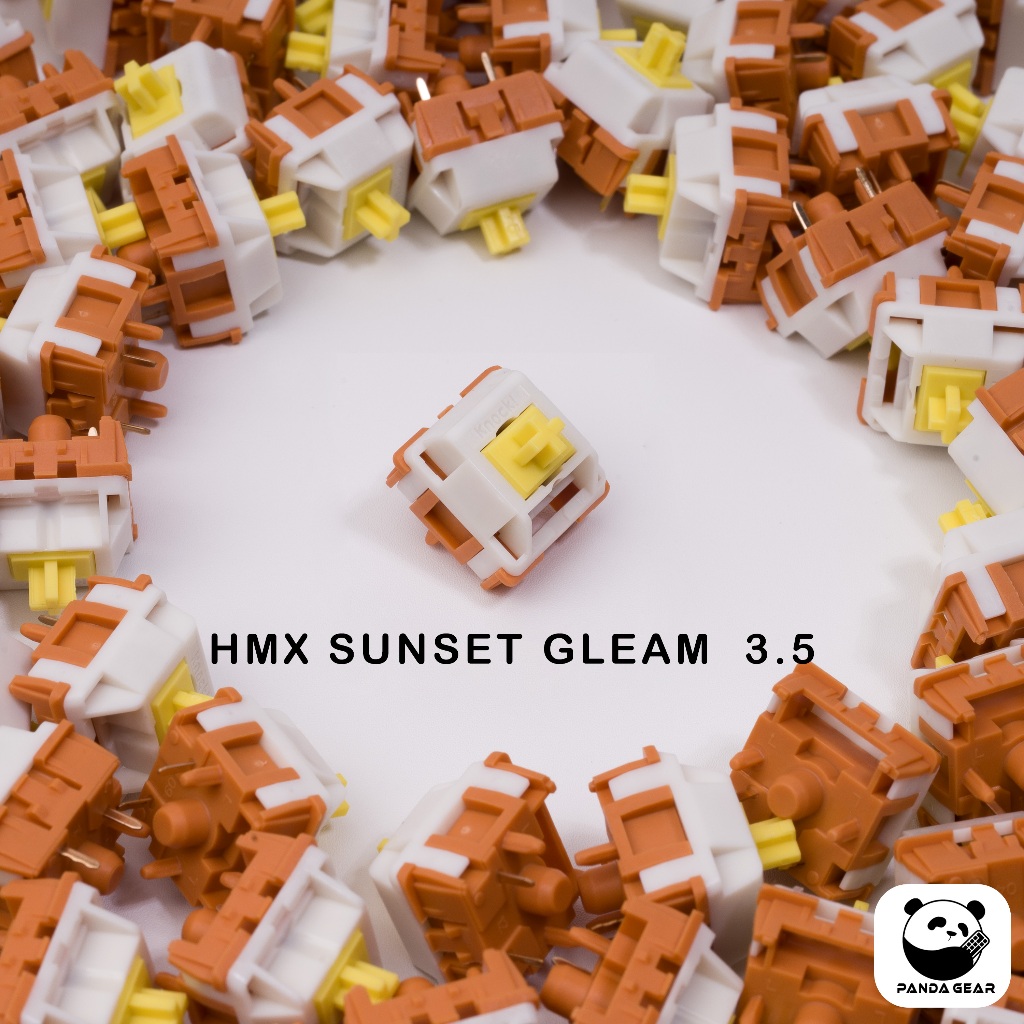 Switch HMX Sunset Gleam 3.5mm linear 48g prelubed công tắc bàn phím cơ ...