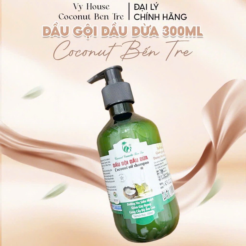 Dầu gội/ kem xả tinh chất dừa Coconut Cosmetics Ben Tre | Shopee Việt Nam