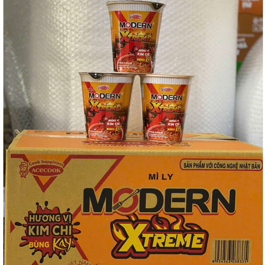 ( Thùng 24 ly ) Mì Modern Xtreme Kim Chi 66g | Shopee Việt Nam