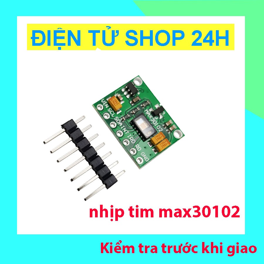 Cảm biến nhịp tim và oxy trong máu MAX30102 – Module đo SpO2, nhịp tim ...
