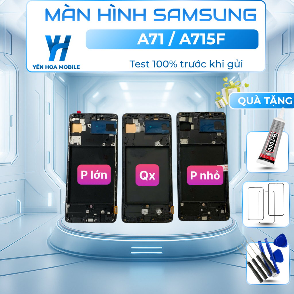 ⭐ MÀN HÌNH SAMSUNG A71, A715F OLED – PHÔI LỚN / PHÔI NHỎ / QX – HIỂN ...