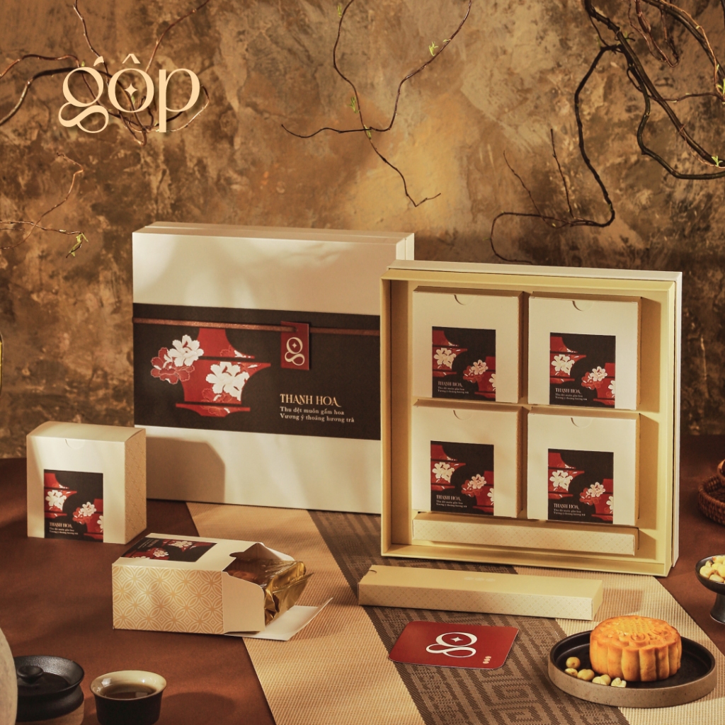 Set 4 Bánh Trung Thu "THANH HOA" - Bánh Trung Thu Gộp 150g | Shopee ...