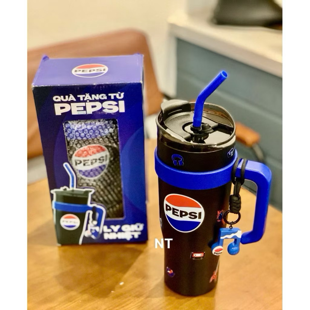 Ly Inox Giữ Nhiệt Pepsi “Over” Khủng 1.2L - Kèm Hộp & Ống Hút | Shopee ...