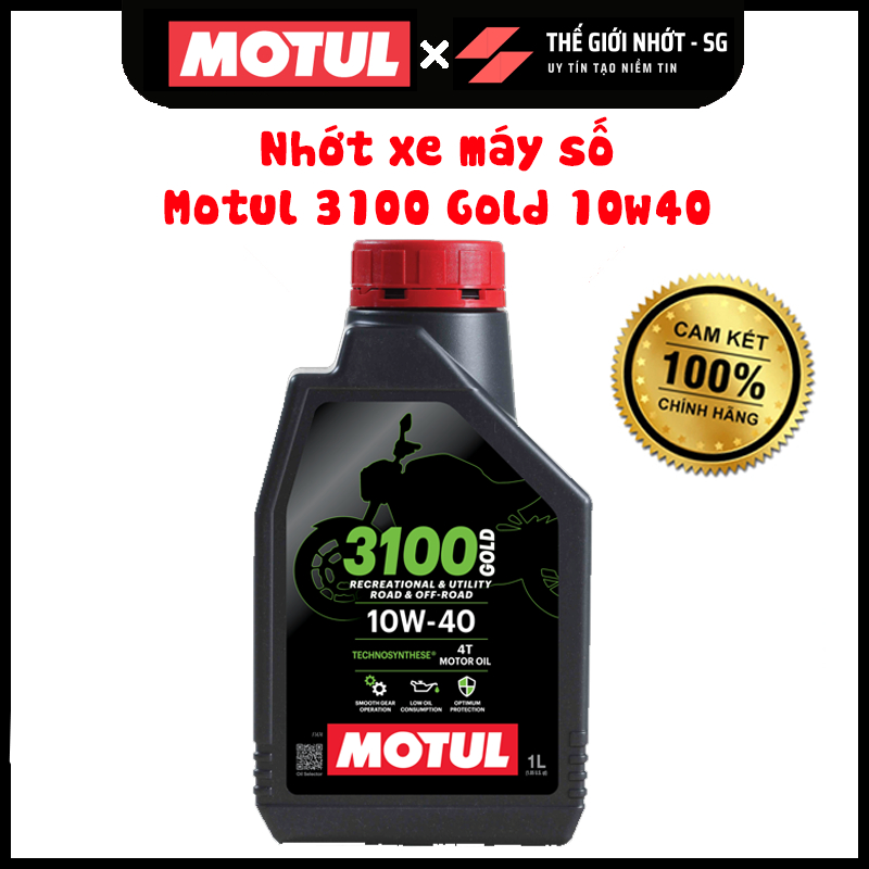 Nhớt xe máy số cao cấp Motul Gold 3100 10W40 - sản phẩm mới cấp độ cao ...