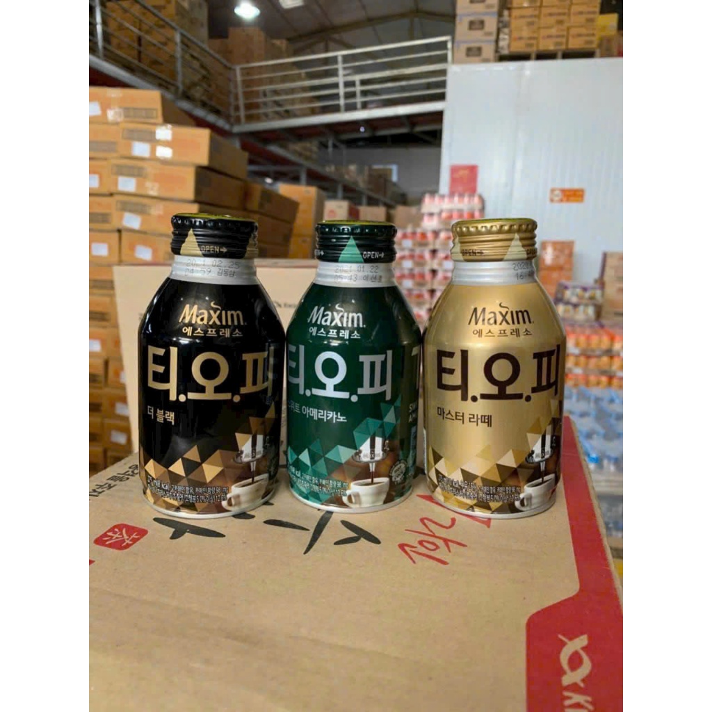 Cà Phê Maxim TOP Hàn Quốc, Cà Phê Lon Hàn Quốc TOP 275ml - 맥심 TOP ...