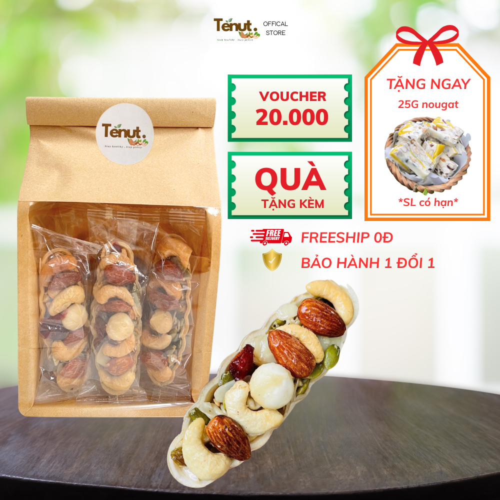 Bánh Thuyền Siêu Hạt, Macca Nguyên Hạt Không Gạo Lứt Không Đường TENUT ...