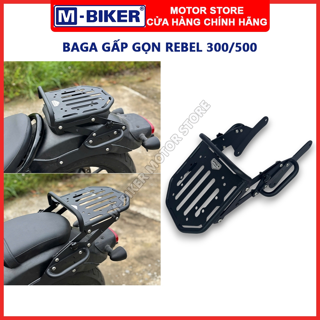 Baga Rebel 300, Baga Rebel 500, Baga gấp gọn kèm tựa lưng dành cho ...