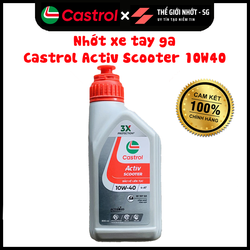 Dầu nhớt xe tay ga Castrol Activ Scooter 10W40 4T | Shopee Việt Nam