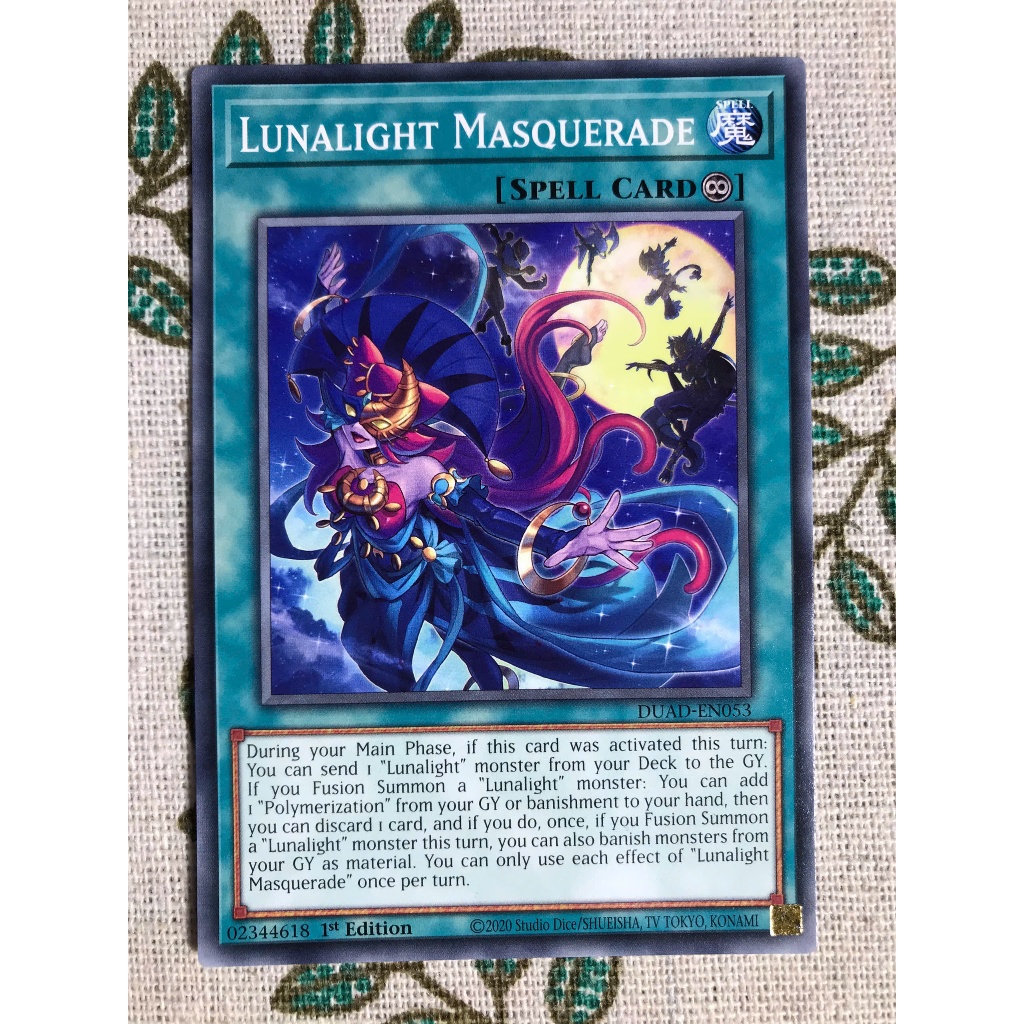 [LiLy_Yugioh] [UK-AE-JP] Lá bài Lunalight Masquerade - DUAD-EN053 ...