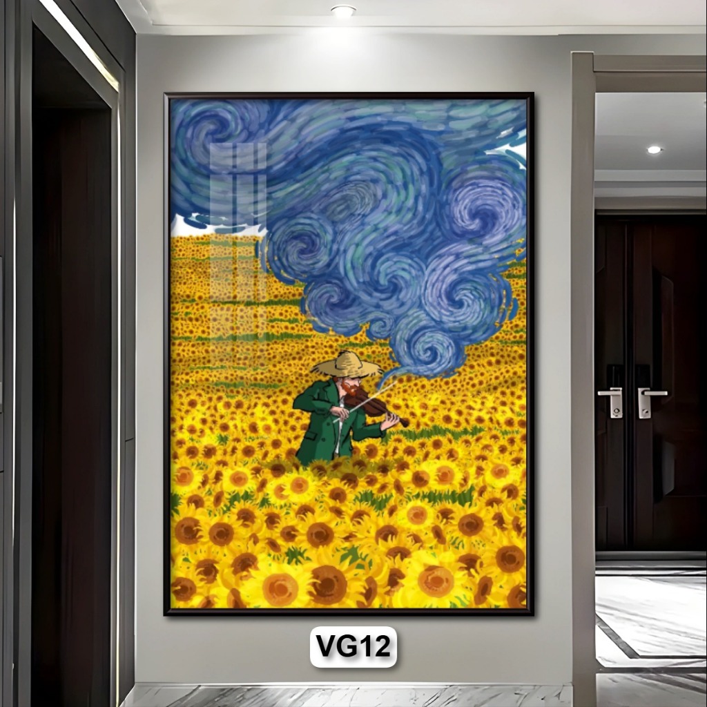 Tranh Danh Hoa Van Gogh - Tranh Tráng Gương Van Gốc Treo Tường Tráng ...