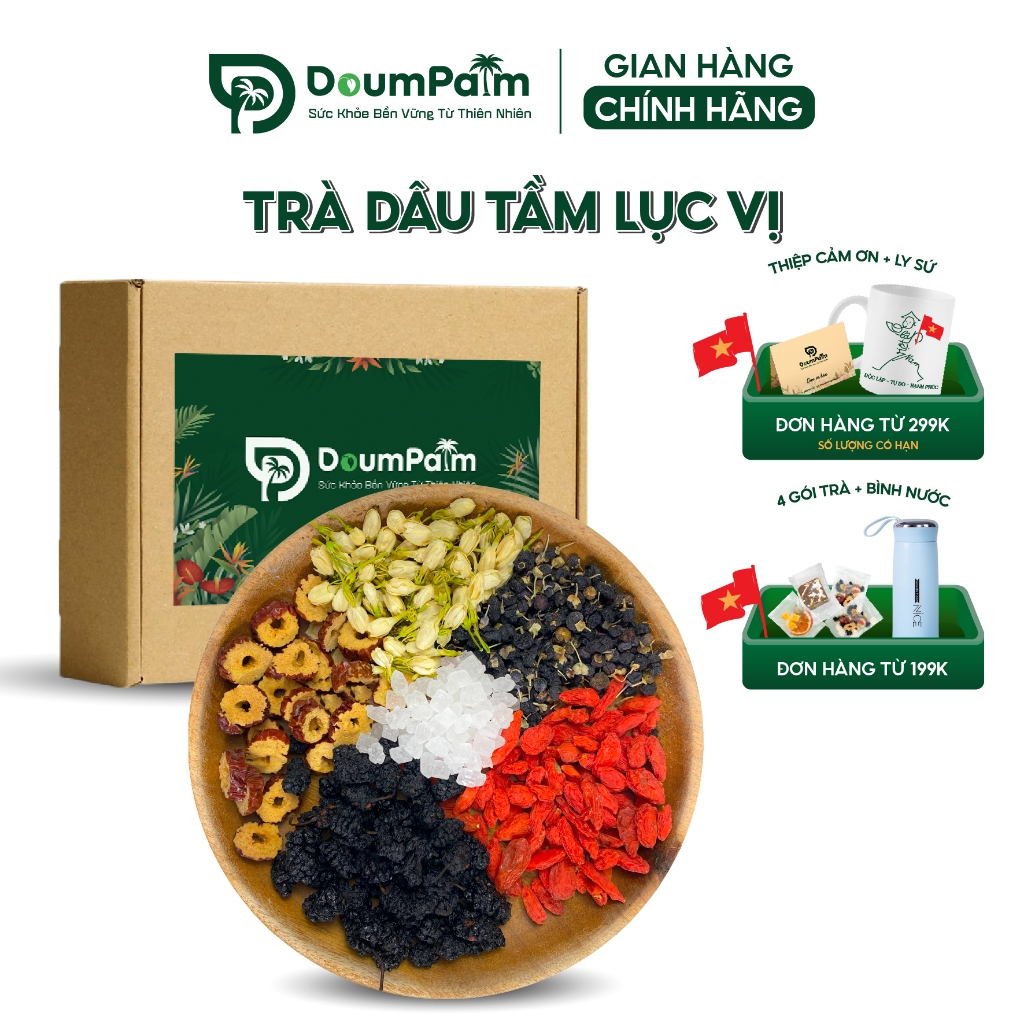 Trà Dâu Tằm Lục Vị, Hỗ Trợ Thanh Nhiệt, Bổ Máu, Đep Da, An Thần - DOUM ...