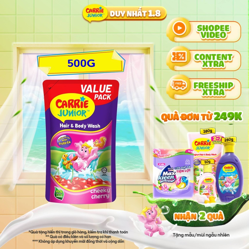 Carrie Junior - Túi Sữa Tắm Gội cho bé Carrie Junior Hương trái cây ...