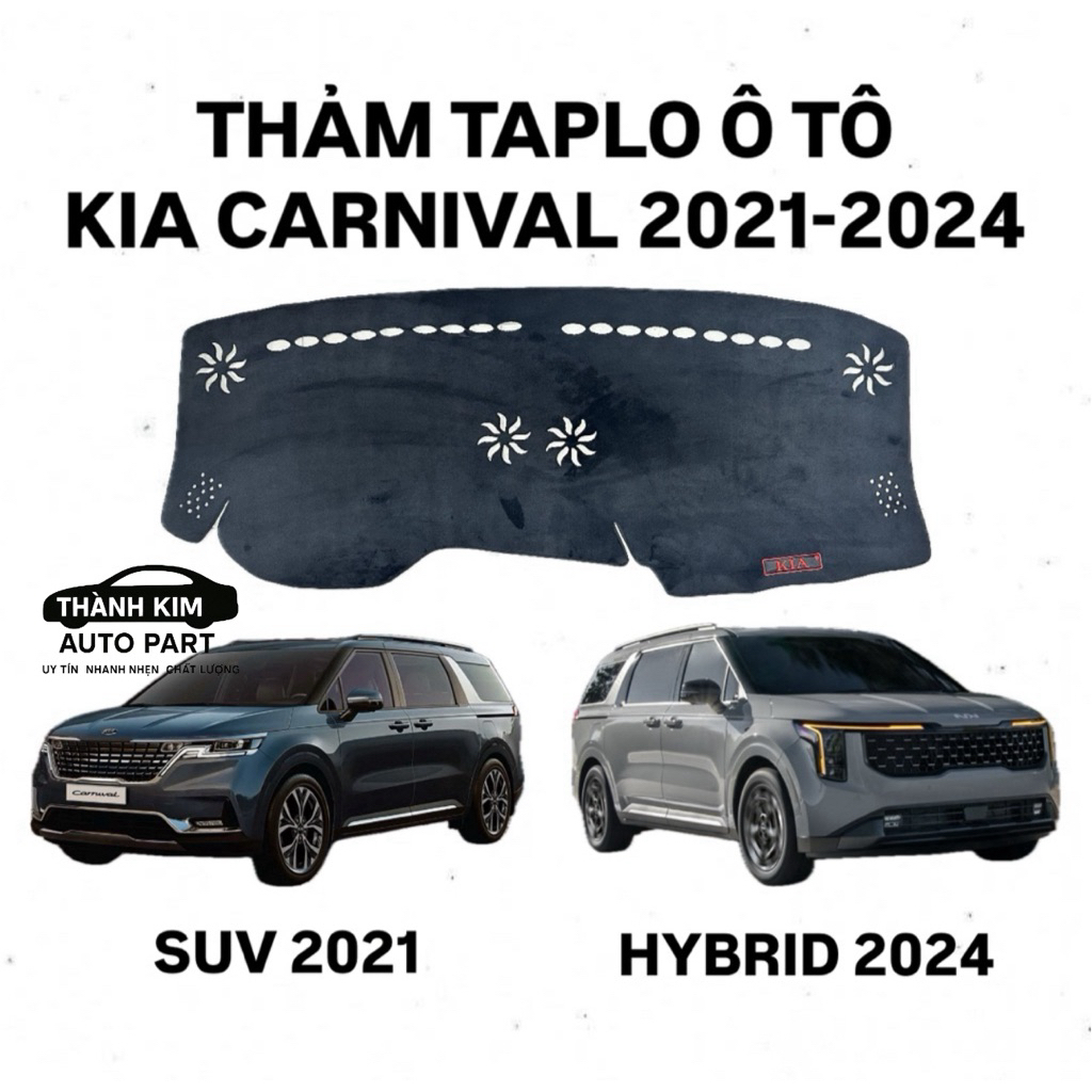 THẢM TAPLO Ô TÔ KIA CARNIVAL ĐỜI 2021-2024 VẢI NHUNG CAO CẤP | Shopee ...