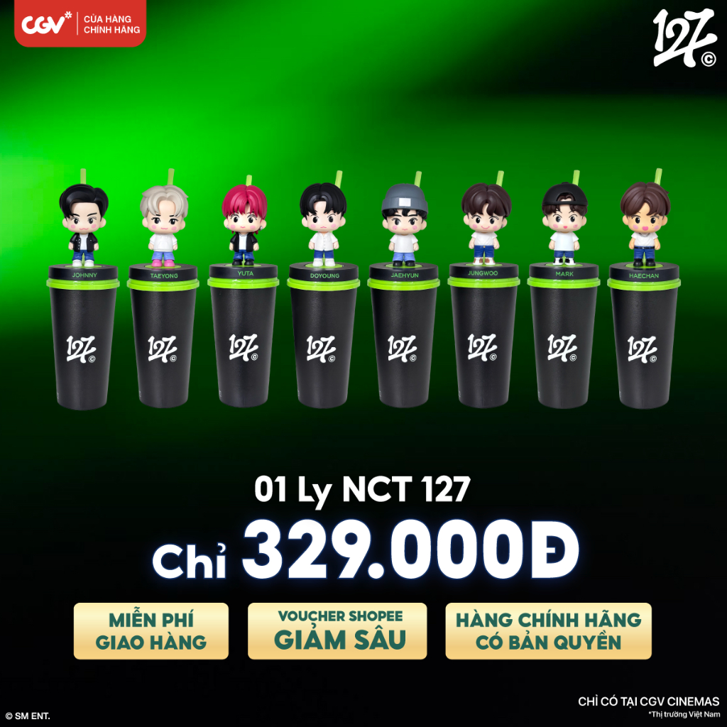 Ly nước NCT 127 - CGV Cinemas Việt Nam | Shopee Việt Nam