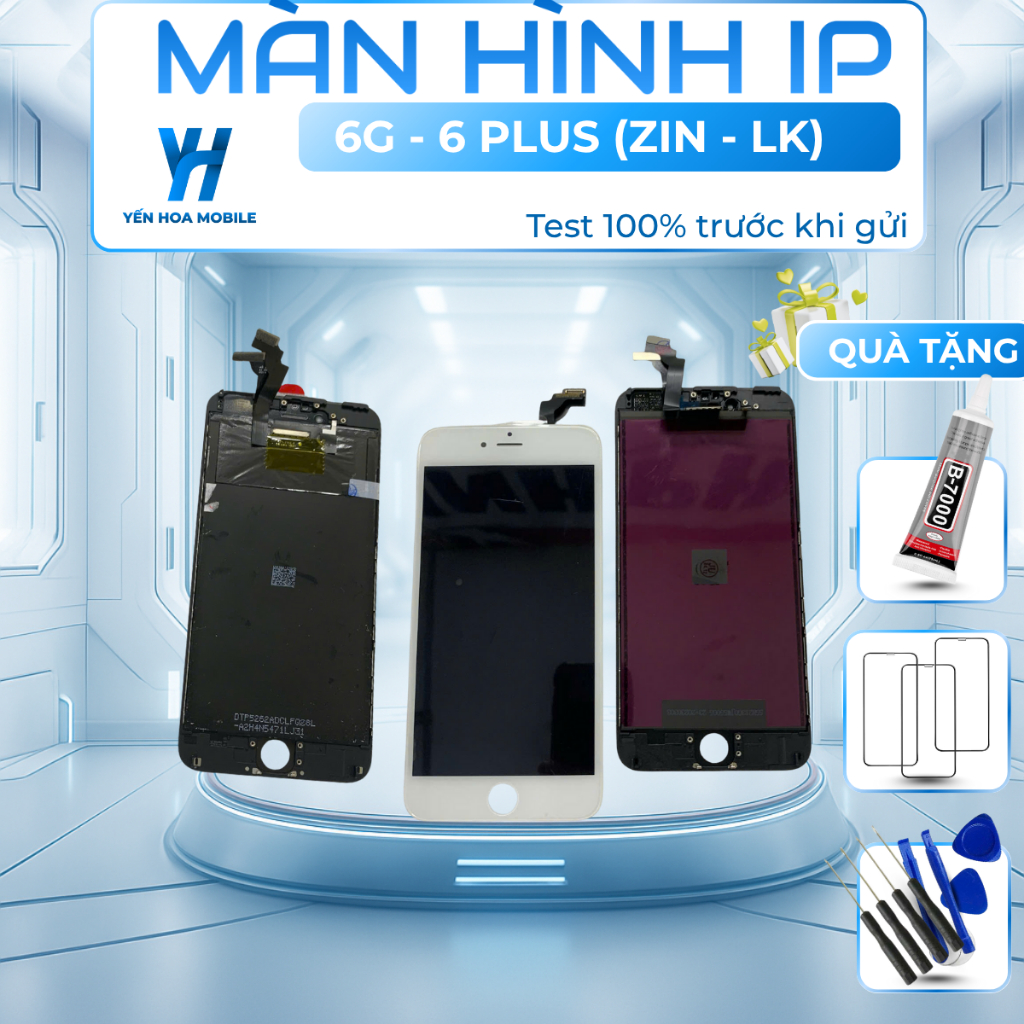 Màn Hình Điện Thoại Chất Lượng Cao Dành Cho 6/6G/6P/6Plus [ Tặng Kèm Cường Lực, Keo, Vít Sửa ...