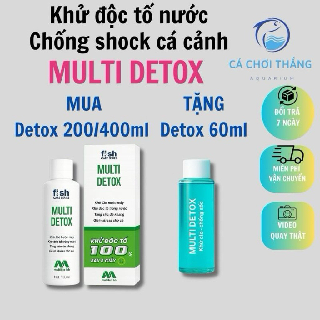 [MUA 1 TẶNG 1] MULTI DETOX (Bản mới nhất) - Khử Clo, khử độc tố, kim ...