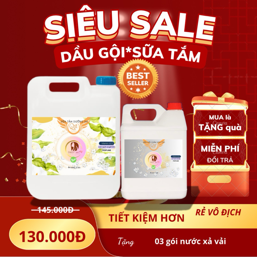 [HOẢ TỐC]10L DẦU GỘI* SỮA TẮM 5L Can lớn tùy chọn tiết kiệm cho gia ...