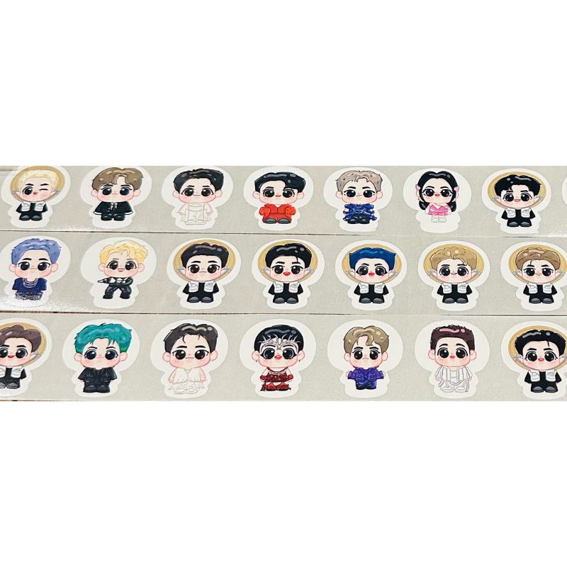 Sticker decal hình dán chibi Anh Trai Say Hi ATSH 2cm 60 cái | Shopee ...