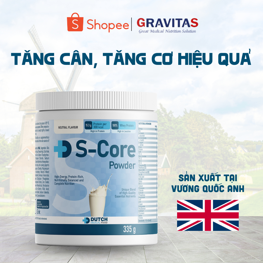 [THÙNG 5 HỘP] S-core powder sản phẩm dinh dưỡng Y học cao năng lượng ...