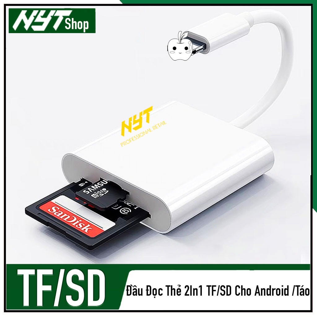 Đầu Đọc Thẻ Nhớ 2In1 Xịn Cho Điện Thoại Android/Tao Tốc Độ Nhanh Ổn ...