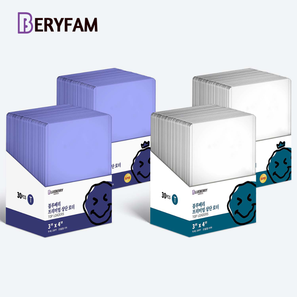 30 Cái Blueberry Toploader Đồ Đựng Card Bảo Vệ Card Sleeve Bọc Card ...