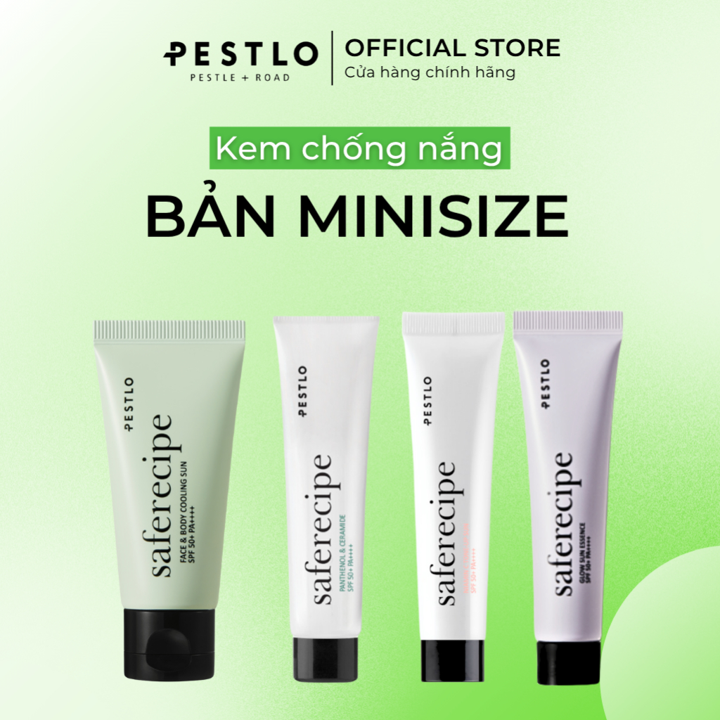 [MINISIZE] Kem chống nắng PESTLO Saferecipe SPF50+ PA++++ 15ml (Sun ...