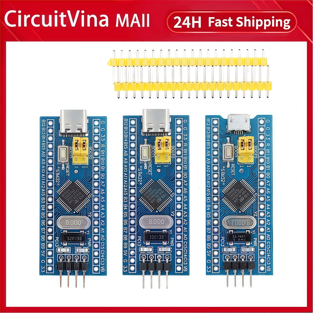 Mô đun phát triển hệ thống tải xuống trình mô phỏng Stm32F103C8T6 Arm Stm32 cho Arduino Diy + St ...