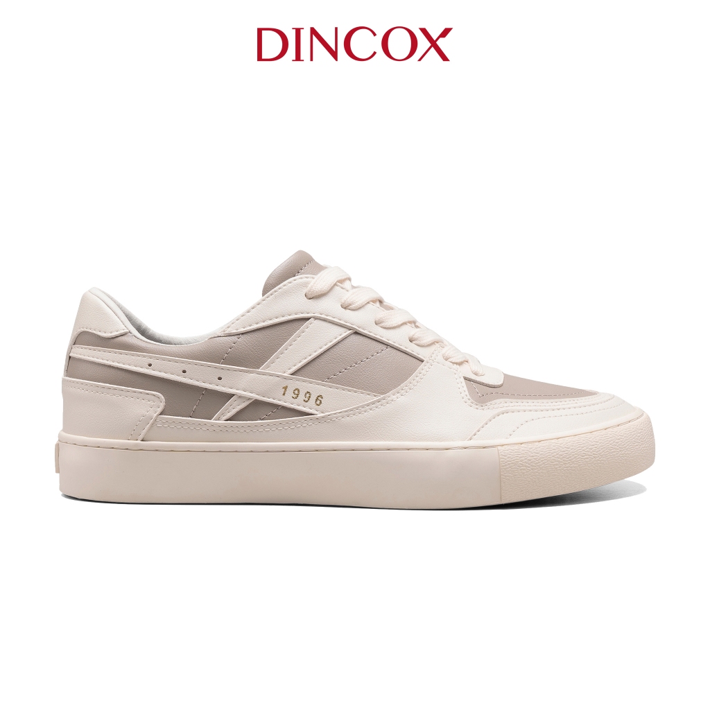 Giày Da Sneaker Nam Nữ DC39 LATTE LOVE DINCOX Shoes Đế Bằng ...