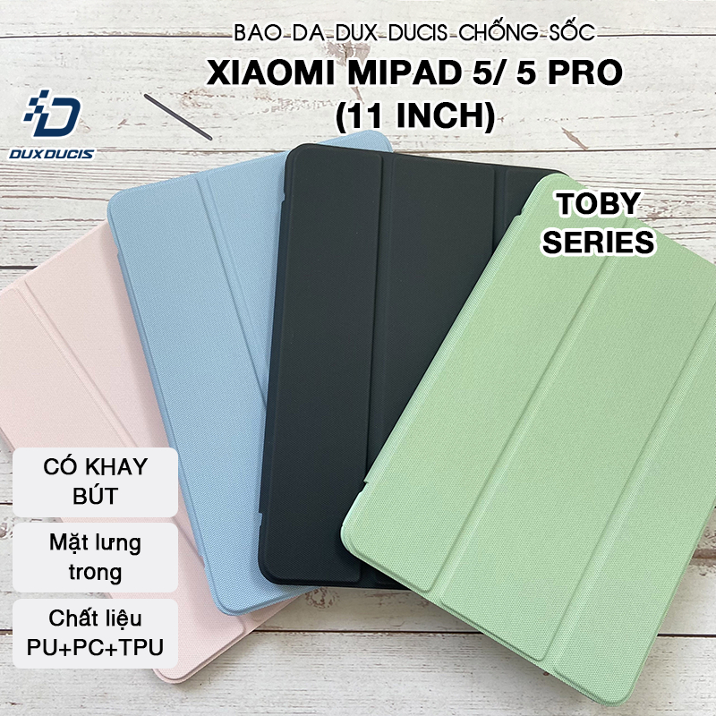 [Hỏa Tốc HCM] Bao da DUX DUCIS MiPad 5/ 5 Pro (11 inch) (TOBY SERIES ...