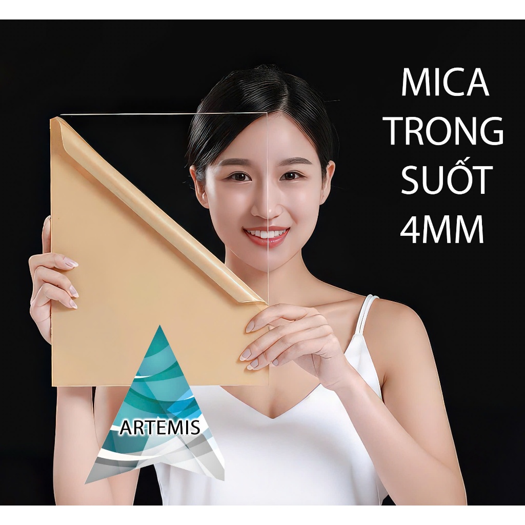 Tấm Mica Trong trong suốt Độ dày 4MM (Cắt theo kích thước yêu cầu ...