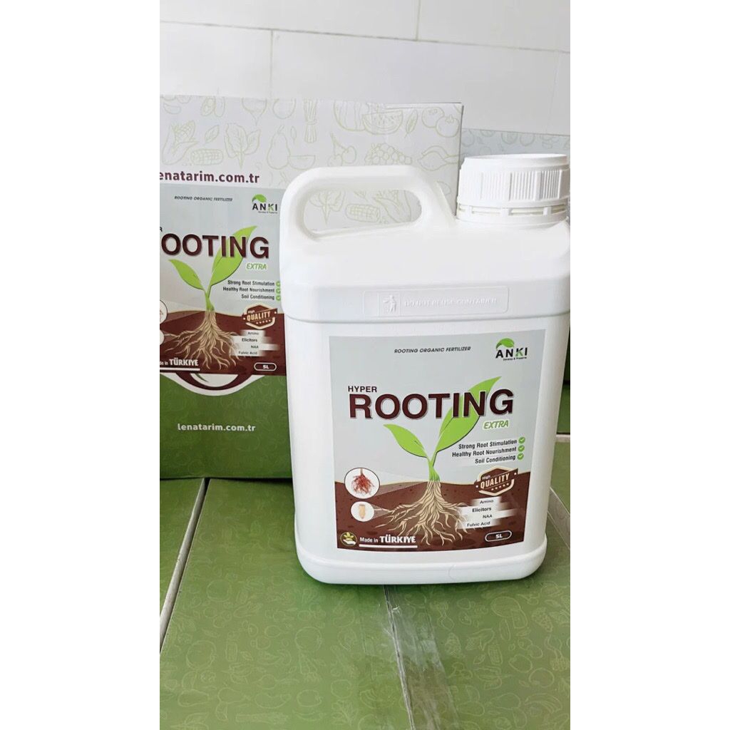 Phân bón hữu cơ Rooting Can 5 lít : Kích rễ cực mạnh và cải tạo đất tơi ...