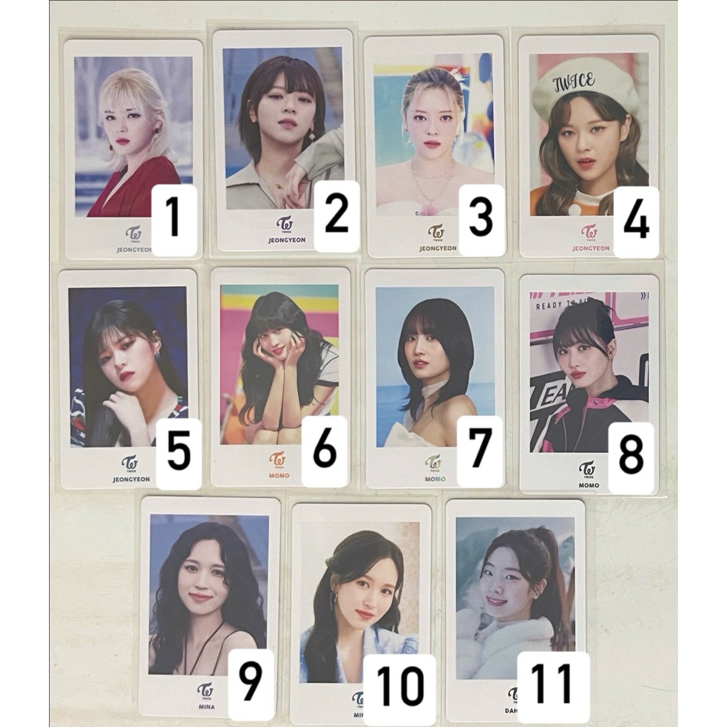 [OFFICIAL]Twice-Card pola nhật JEONGYEON MOMO MINA DAHYUN | Shopee Việt Nam