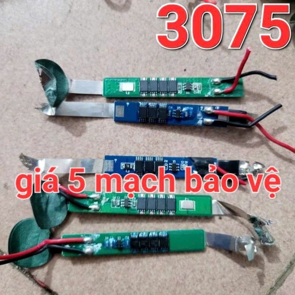 giá 5 bảng mạch bảo vệ pin 1s 3.7v 6A cũ tháo | Shopee Việt Nam