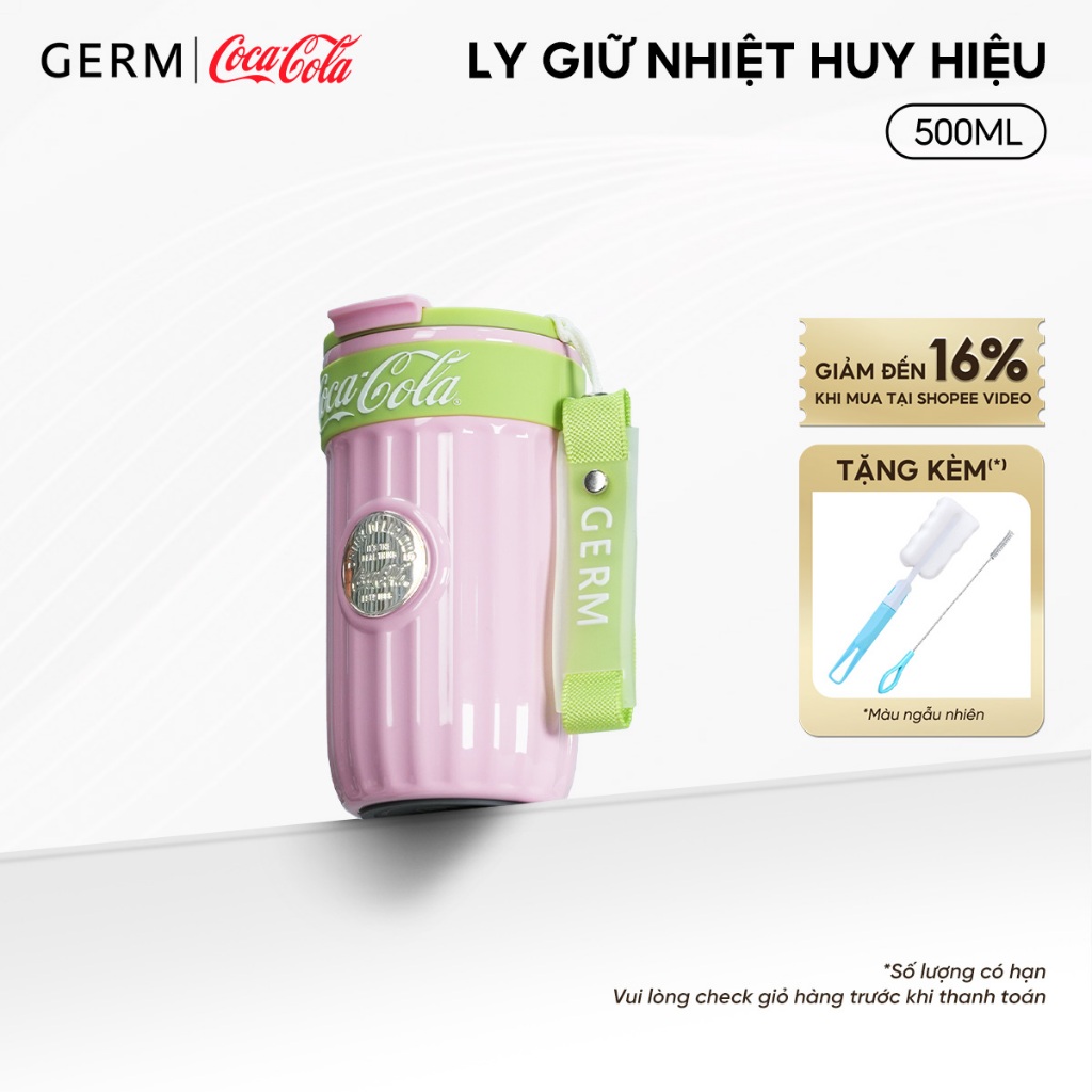 Ly Giữ Nhiệt GERM Coca-Cola 500ml Huy Hiệu Coca-Cola Inox 316 Nguyên Khối - GE-CK23AW-B66 ...